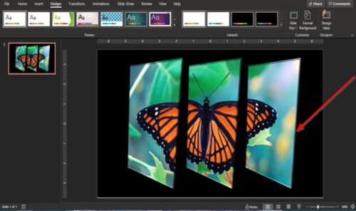 How to split a picture into pieces in PowerPoint