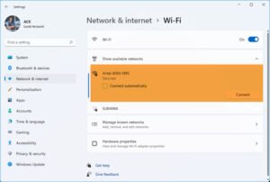 Stop automatic connection to Wireless Network in Windows 11