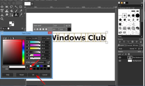How to add Neon Glow effect Text in GIMP