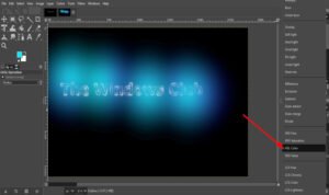 How to add Neon Glow effect Text in GIMP