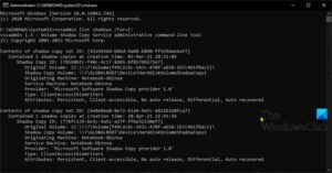 Where are System Restore Points stored? How to view Restore Points?