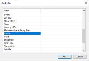 Batch rotate Videos using GUI or Command-line in Windows 11