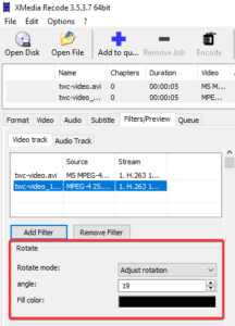 Batch rotate Videos using GUI or Command-line in Windows 11