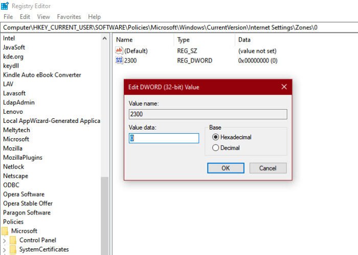 Allow Active content over restricted protocols to access my computer