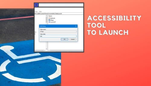 Change Accessibility tool that launches when you use Win+Vol