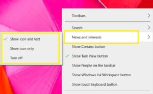 Customize News and Interests taskbar widget in Windows 11/10