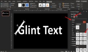 How to make a Glint or Sparkle Text animation in PowerPoint
