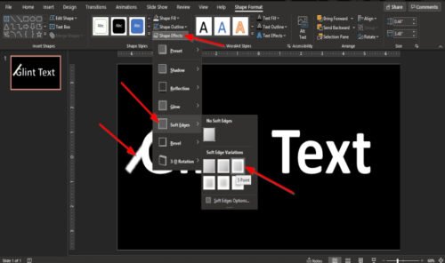 How to make a Glint or Sparkle Text animation in PowerPoint