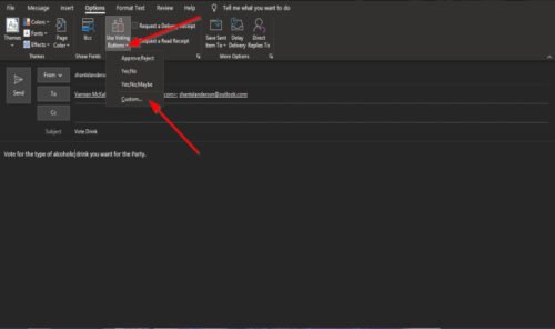How to create a Poll in Outlook