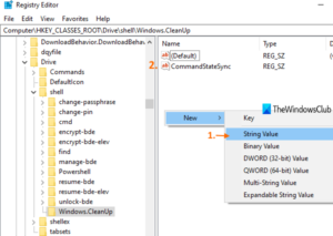 Add Disk Cleanup to right-click Context Menu of Hard Drives