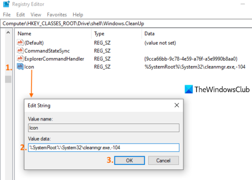 Add Disk Cleanup to right-click Context Menu of Hard Drives