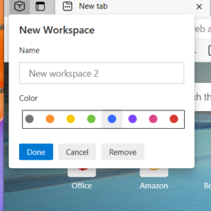 How to enable and use Workspaces on Microsoft Edge