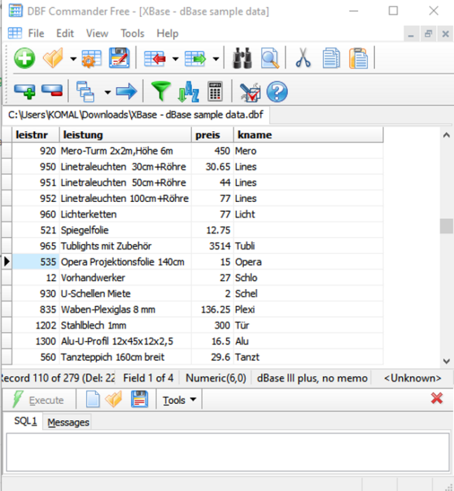 Best Free DBF File Viewer software for Windows PC