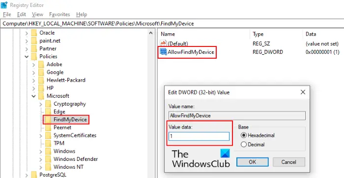 How to disable Find my Device option in Windows 11/10 Settings How to disable Find my Device option in Windows 11/10 Settings