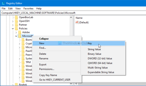 Enable or disable Audio, Video, and Screen Capture in Edge