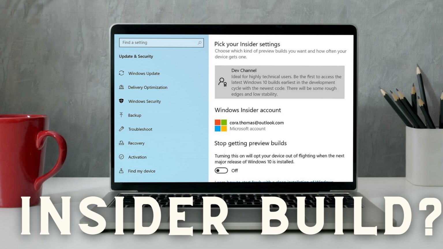 How to switch to Windows Insider Canary Channel?