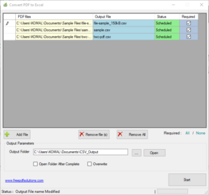 Best Free Batch PDF to Excel Converter software for Windows PC