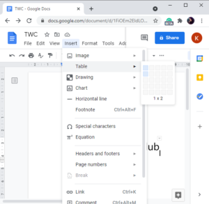 How to add Caption to Images in Google Docs