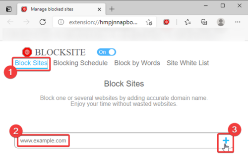 How to block a website in Microsoft Edge on Windows 11/10