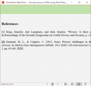 How to put References or cite Sources in PowerPoint