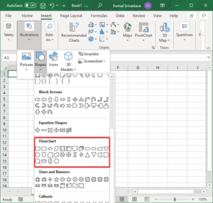 How to Create a Flowchart in Excel