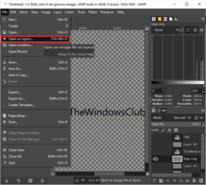How to create a transparent GIF with GIMP in Windows 11/10