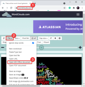 How to create a Word Cloud in Excel
