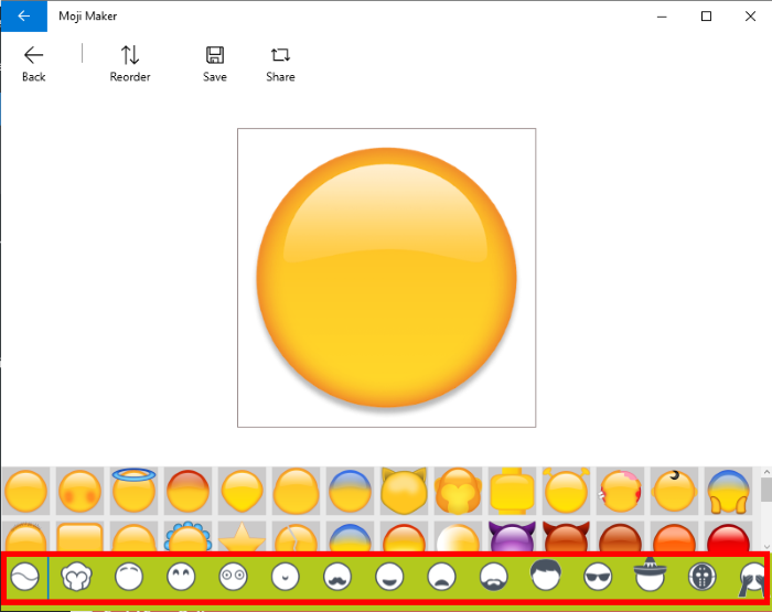 How to create your own Emoji in Windows using Moji Maker app