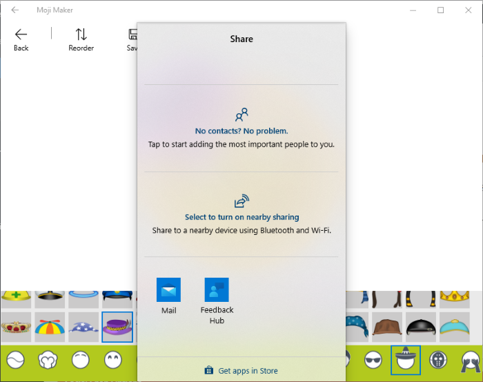 How to create your own Emoji in Windows using Moji Maker app