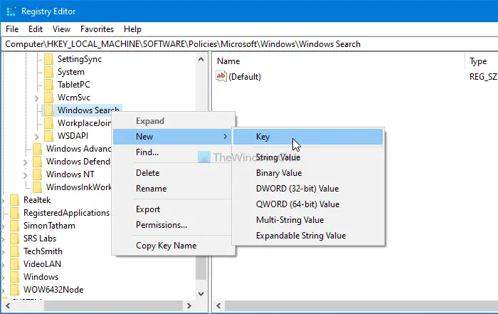 Prevent users from indexing Specific Paths in Search Index in Windows Prevent users from indexing Specific Paths in Search Index in Windows