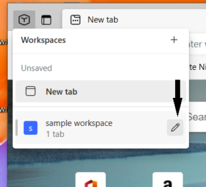 How to enable and use Workspaces on Microsoft Edge