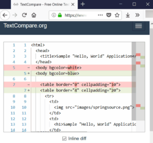 Compare PDF, HTML, PPT Documents Online using free tools