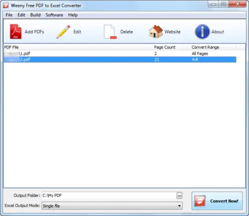 Best Free Batch PDF to Excel Converter software for Windows PC Best Free Batch PDF to Excel Converter software for Windows PC