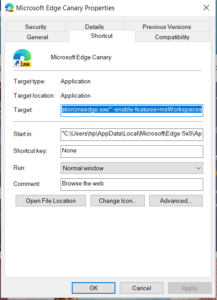 How to enable and use Workspaces on Microsoft Edge
