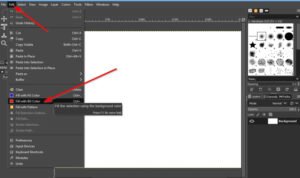 How to Add and Change Canvas background color in GIMP