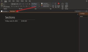 How to add Colors to Sections in OneNote