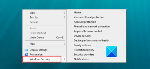 How to add Windows Security cascading Context Menu item
