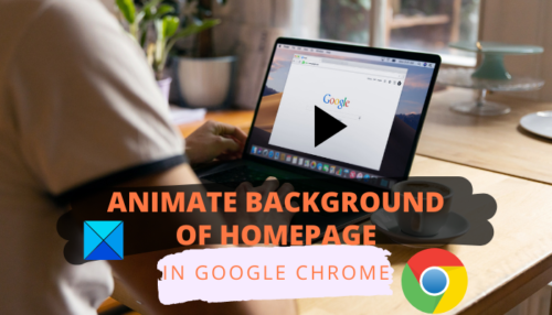 How to animate Homepage Background in Chrome