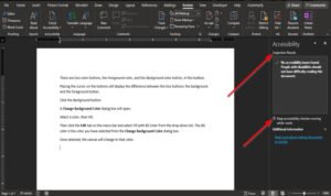 How to use the Accessibility Checker in Microsoft Office