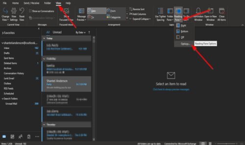 Automatically mark Email as Read in Outlook when clicked
