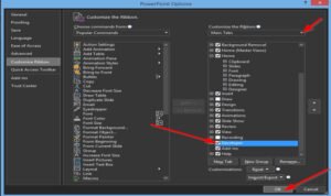 How to insert a drop-down menu in PowerPoint