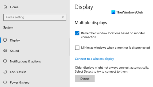Stop minimizing windows when monitor is disconnected on Windows 11
