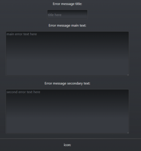 Windows Error Message Creators & Generators