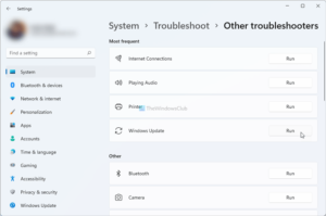 Fix 0xca020007 Windows Update error