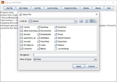 Compress, Backup and Password-protect ZIP files with ZipLock