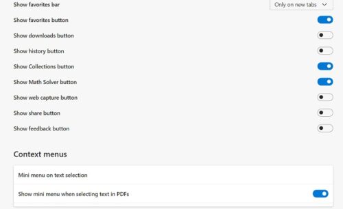 Change Edge browser themes, background and appearance