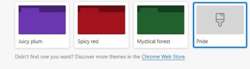 Change Edge browser themes, background and appearance