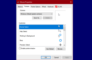 Prevent Themes from changing Mouse Pointer in Windows 11