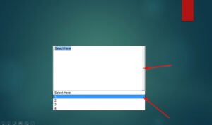 How to insert a drop-down menu in PowerPoint