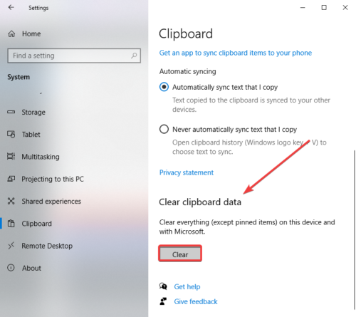 Clipboard History not working in Windows 11